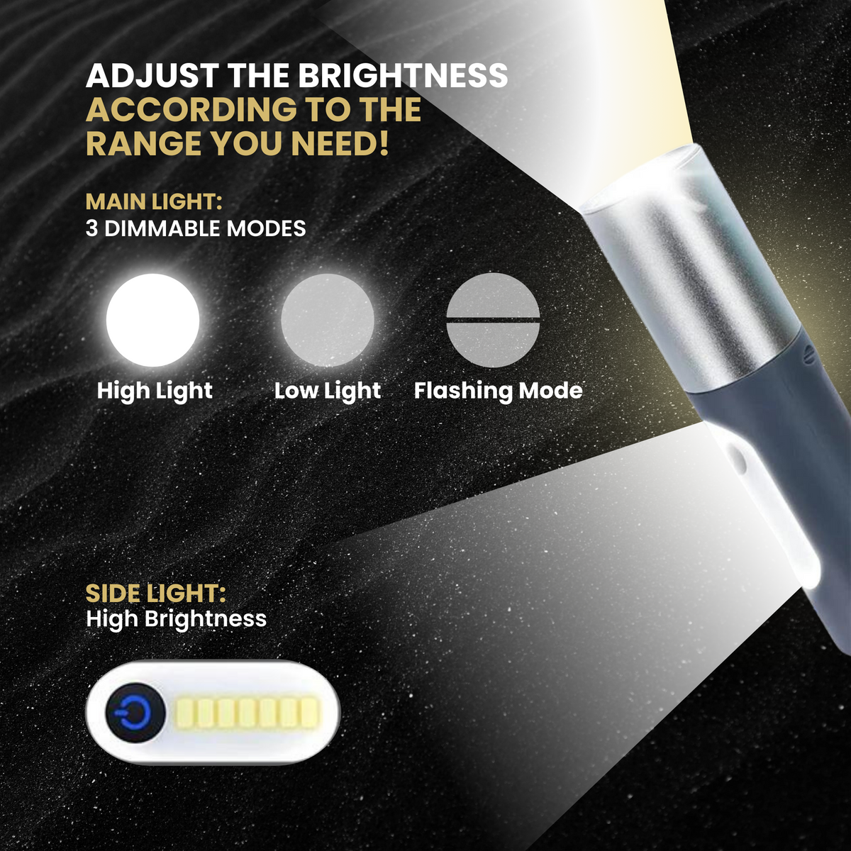 50% KORTING ALLEEN DEZE WEEK! | Lumify™ LED Oplaadbare Zaklamp– Science Factory