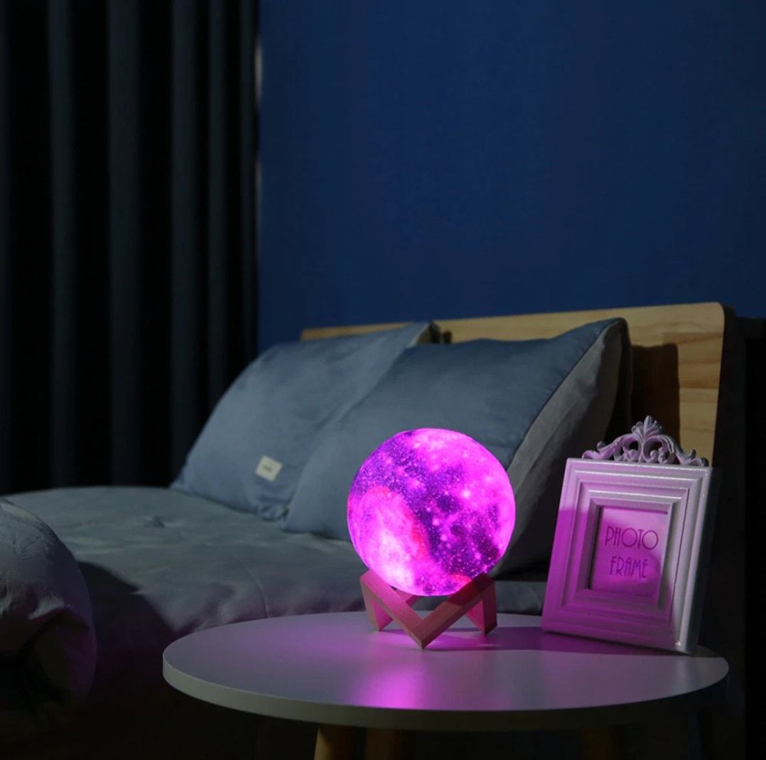 Galaxy Maan Lamp | Prachtig gedetailleerd en ideaal voor de slaapkamer ...